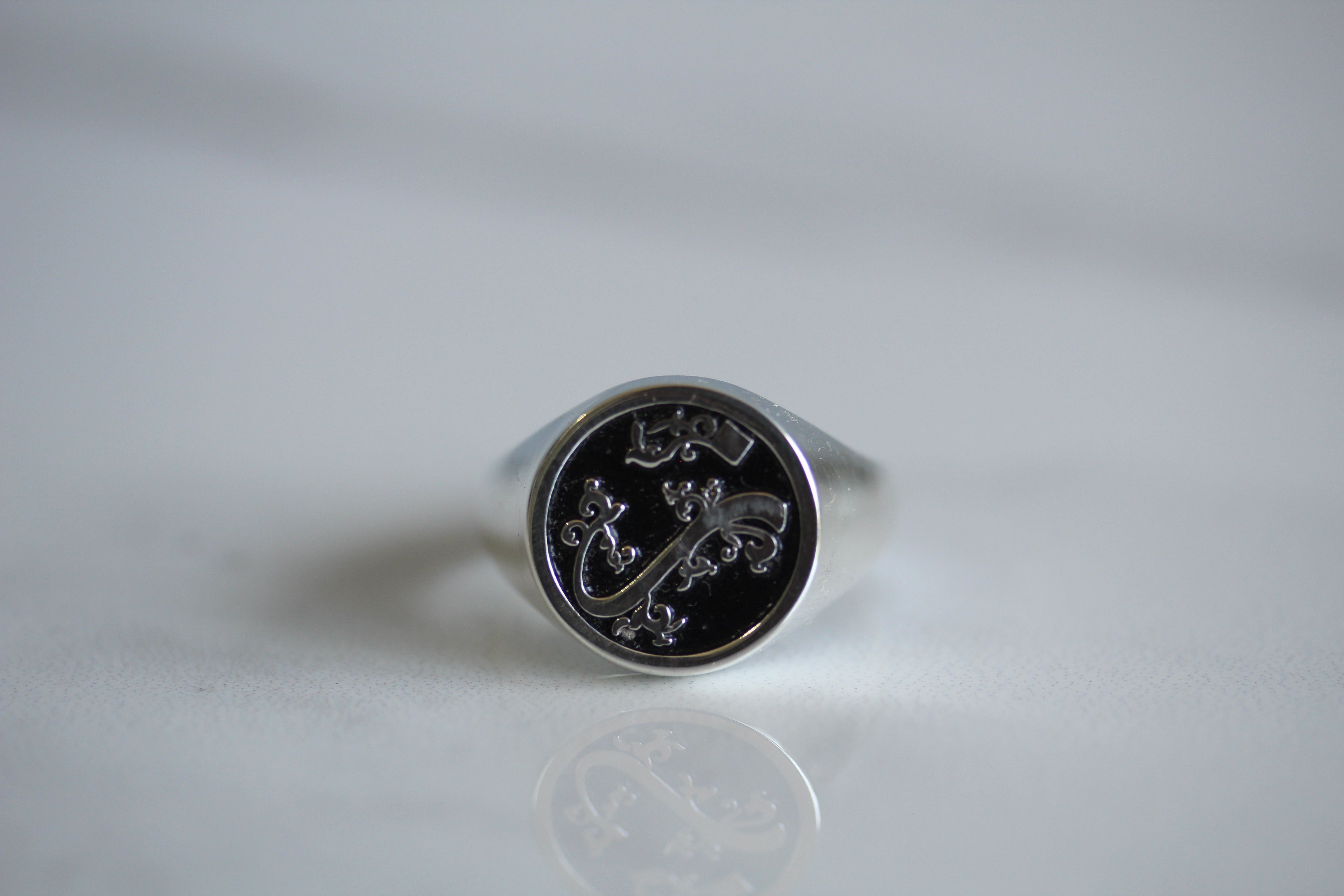 Arabic letter signet rings – EDWARDS JEWELLERS