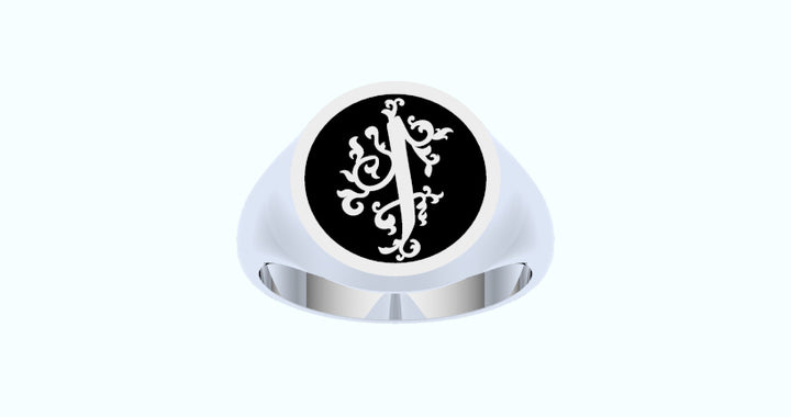 Arabic letter signet rings – EDWARDS JEWELLERS